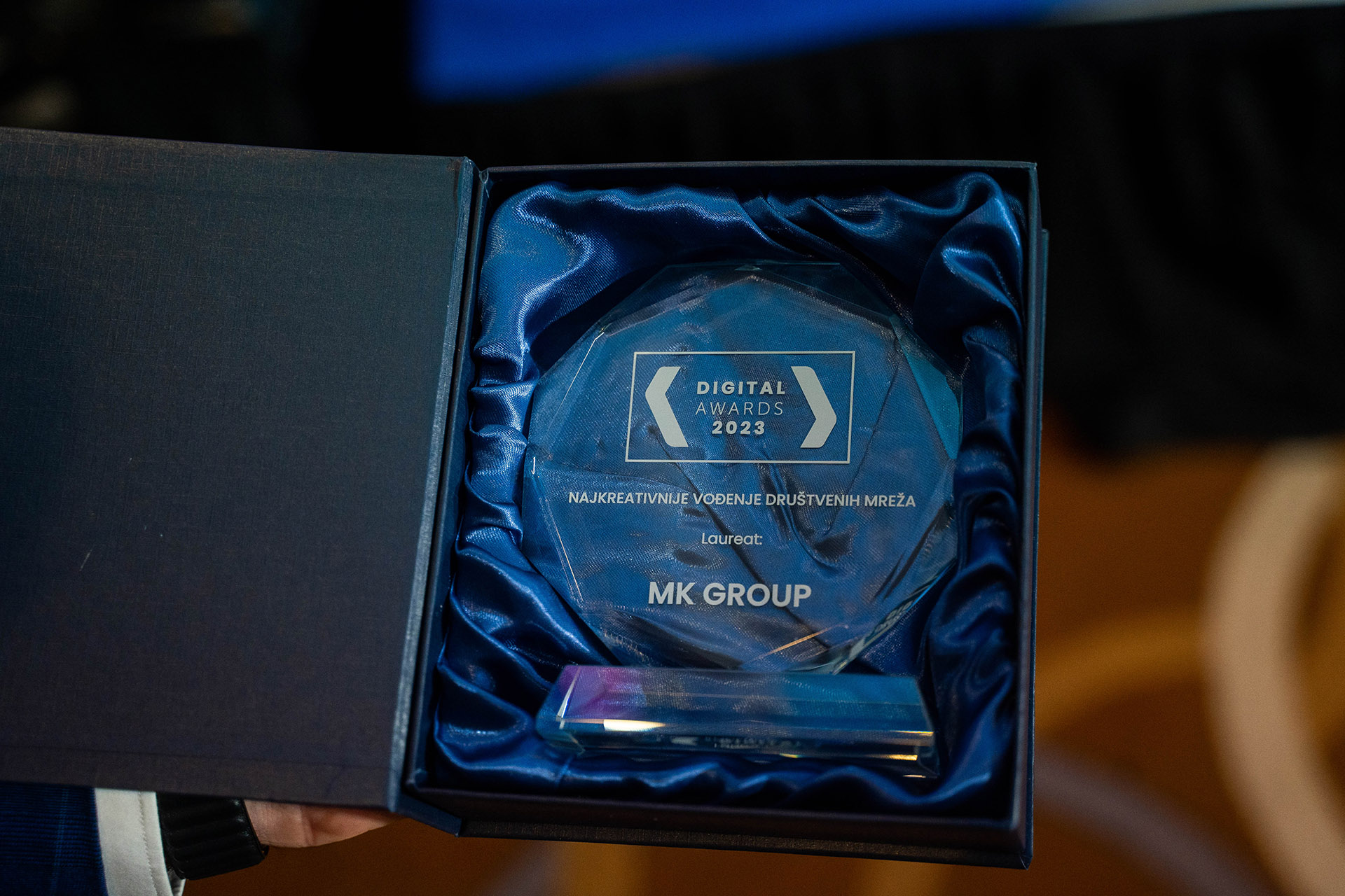 MK Group dobitnik nagrade Digital Awards 2023 za najkreativnije vođenje društvenih mreža - MK Group